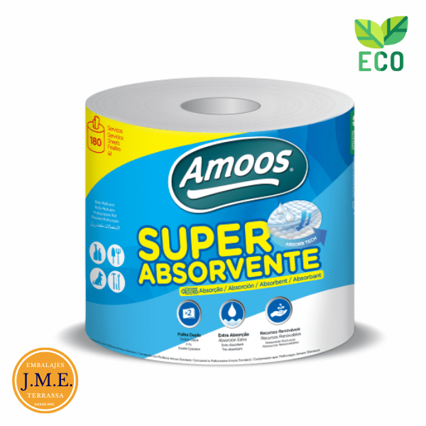 Papel de cocina multiusos al por mayor Amoos – Embalajes JME
